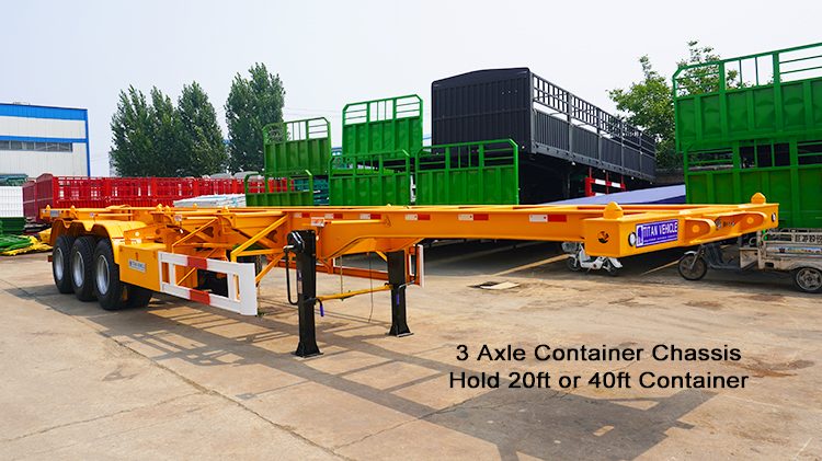 Tri Axle Skeletal Trailer - Skeletal Container Trailer for Sale in Congo