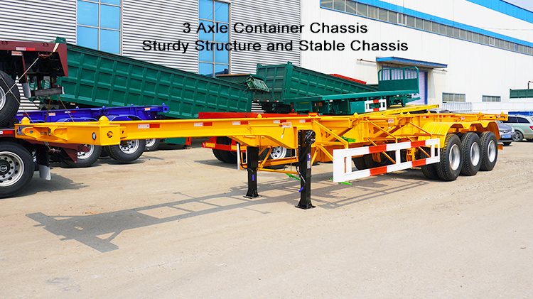 Tri Axle Skeletal Trailer - Skeletal Container Trailer for Sale in Congo
